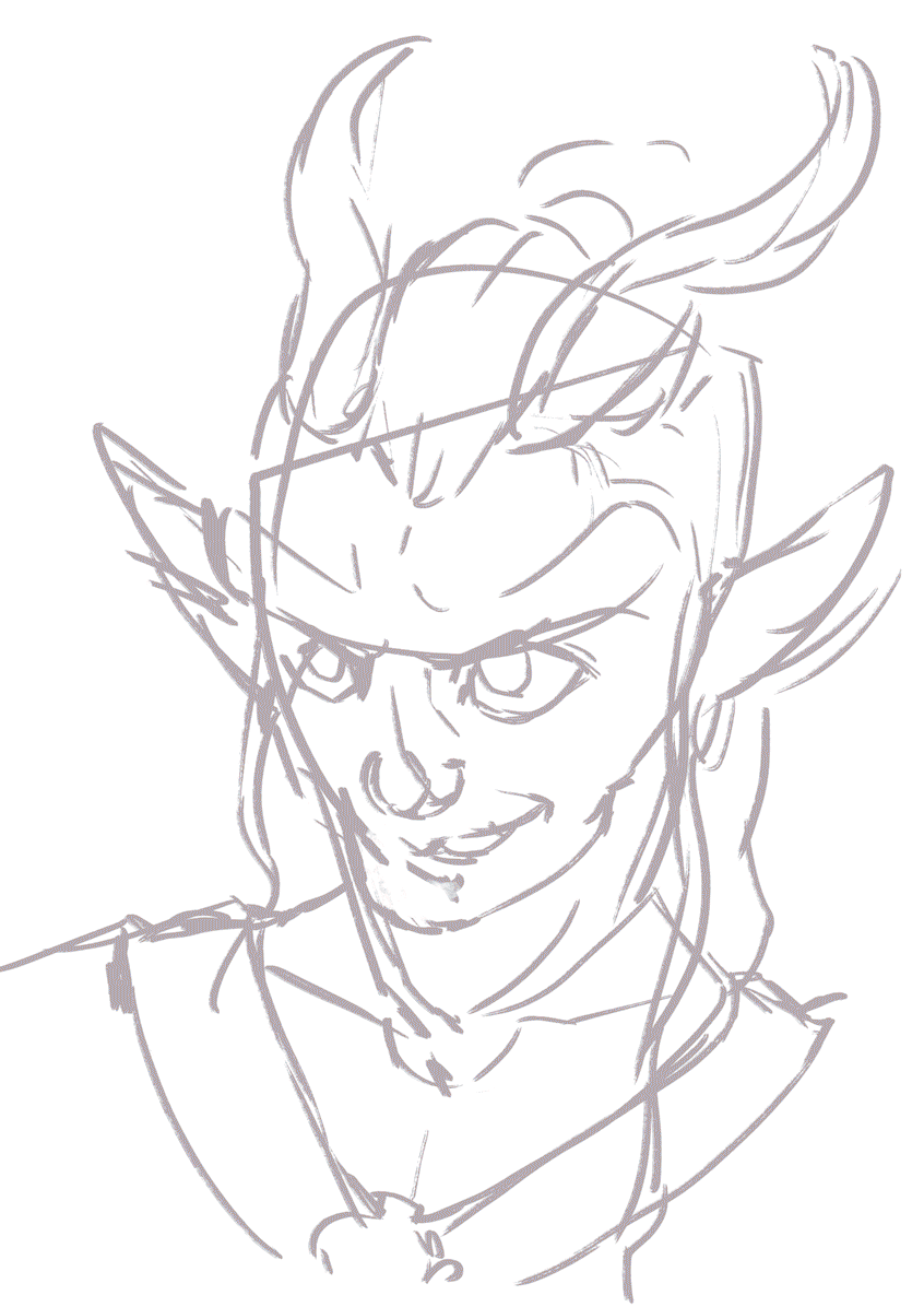 A horned man – Beaconpancakes